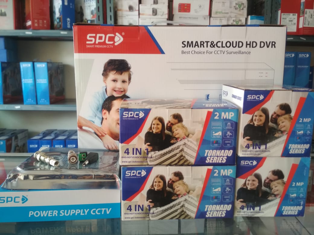 Paket CCTV 4 Channel SPC 2MP - CENTROS CCTV | JUAL & PASANG CCTV ...